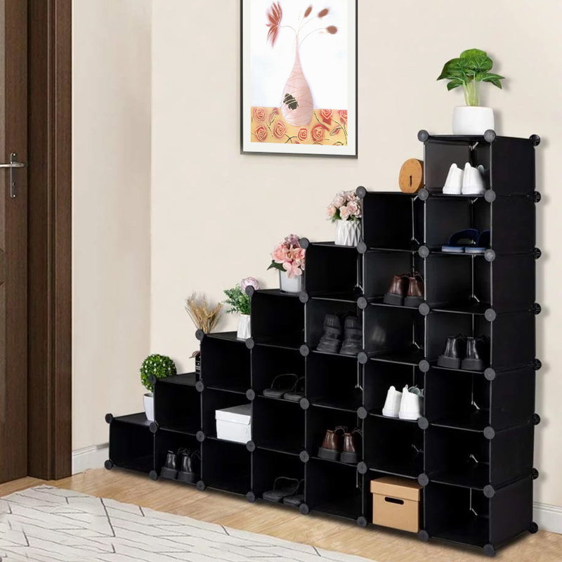 Shoe rack plastic store